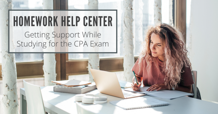 Homework Help Center: Getting Support While Studying for the CPA Exam ...