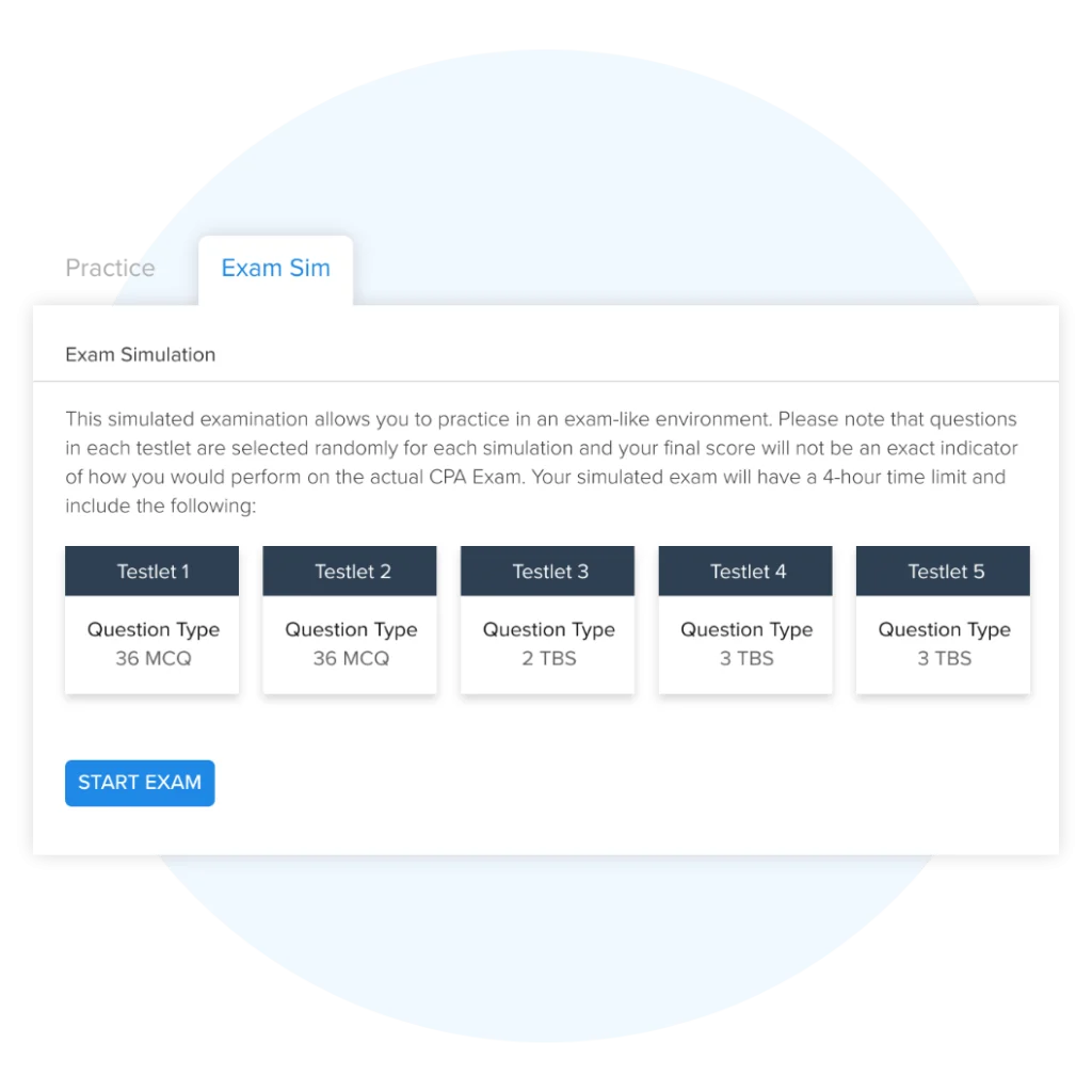 CPA Practice Exams and Questions